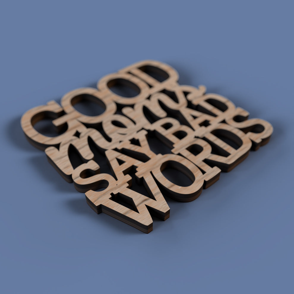 Mom Coasters - Laser Cut File | svg dxf eps pdf & ai – The X Laser Files